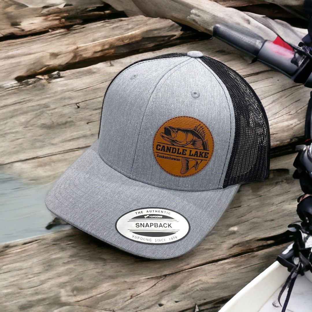 Custom Walleye Fishing Snapback Hat - 'Catch of the Day' | Pinetree ...