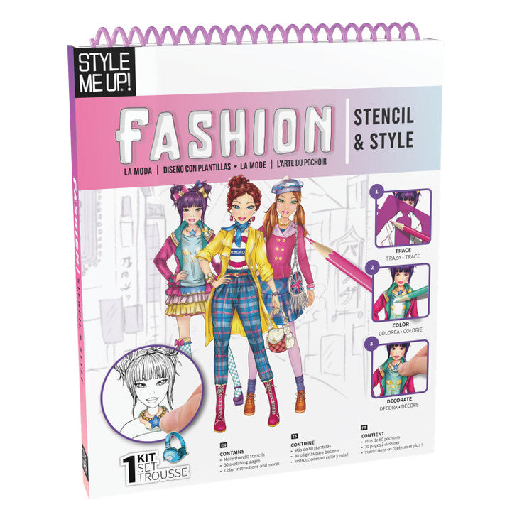 Style me up Fashion Book & Stencil Set– Pinetree Innovations